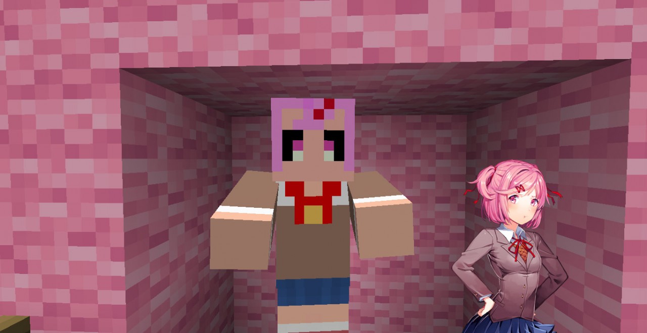 Doki Doki Literature Club - First Texture Pack - paintings and blocks ...