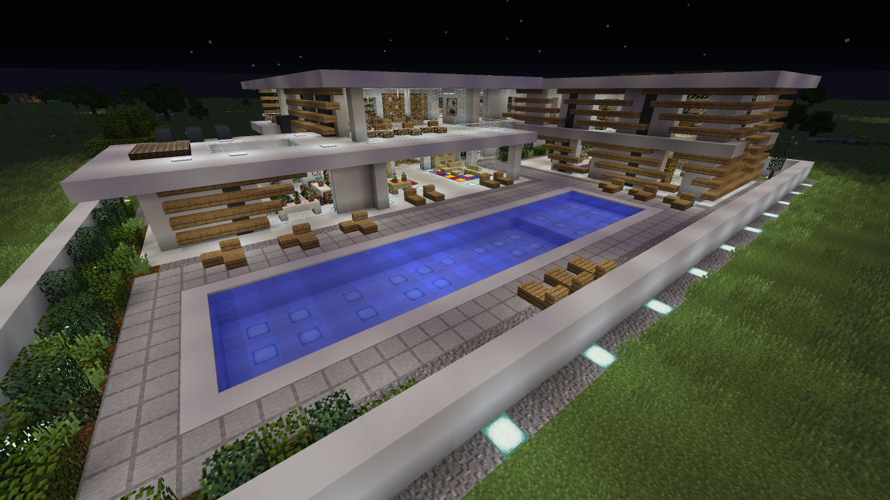 Modern concrete house #4 Minecraft Map