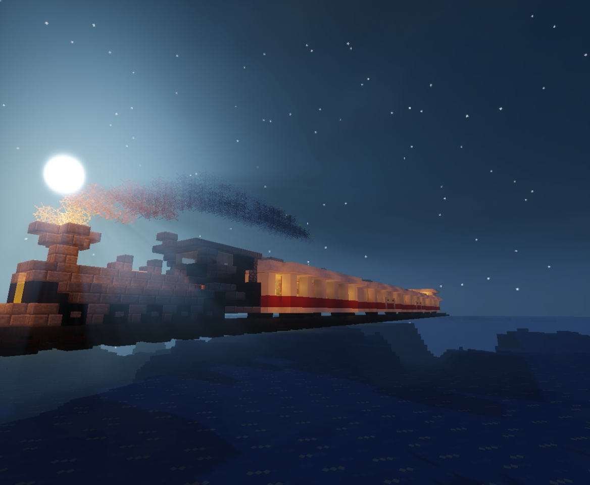Train (поезд) Minecraft Map