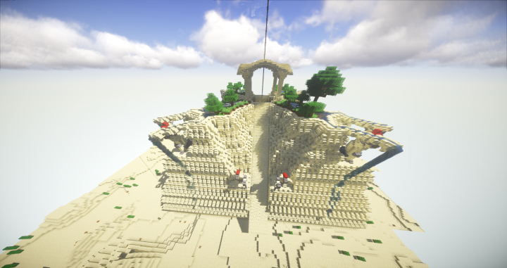 Sandstone Temple Minecraft Map