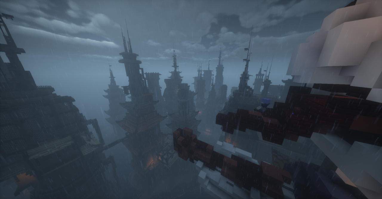 Naruto - Ame - 雨隠れの里 Minecraft Map