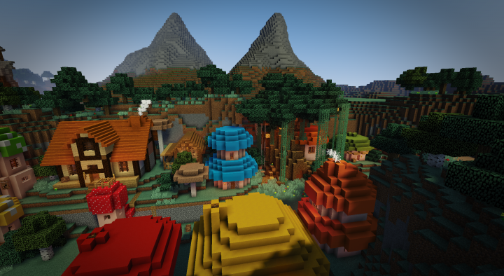 Island of Maplestory (Amherst and Southperry) Minecraft Map