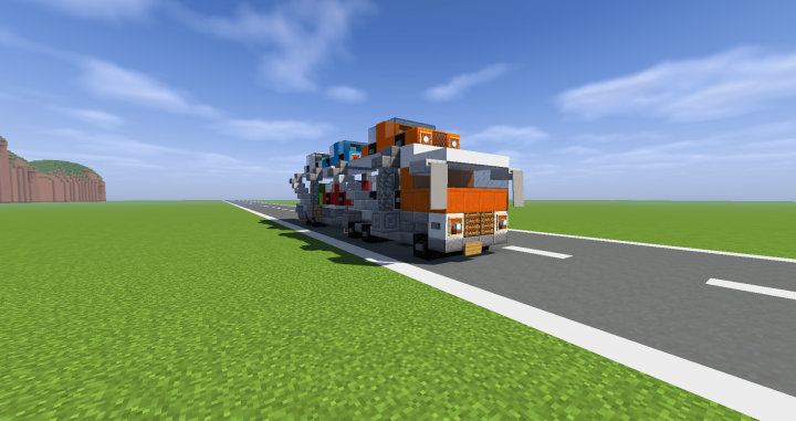 Vehicle Transport Truck Minecraft Map