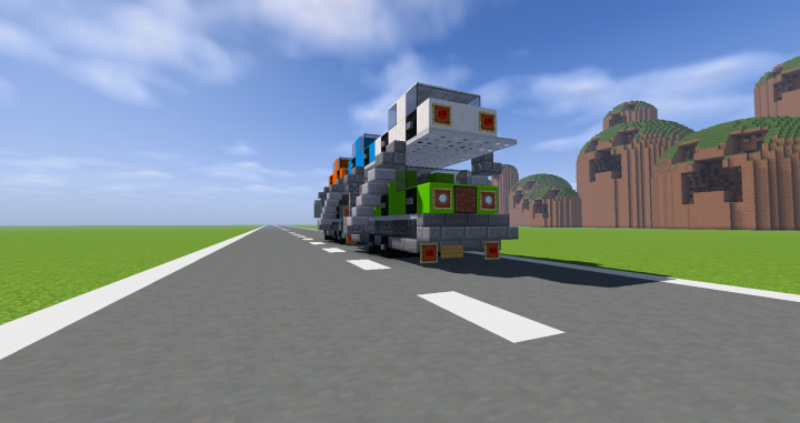 Vehicle Transport Truck Minecraft Map