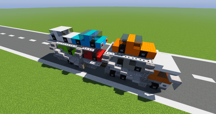 Vehicle Transport Truck Minecraft Map