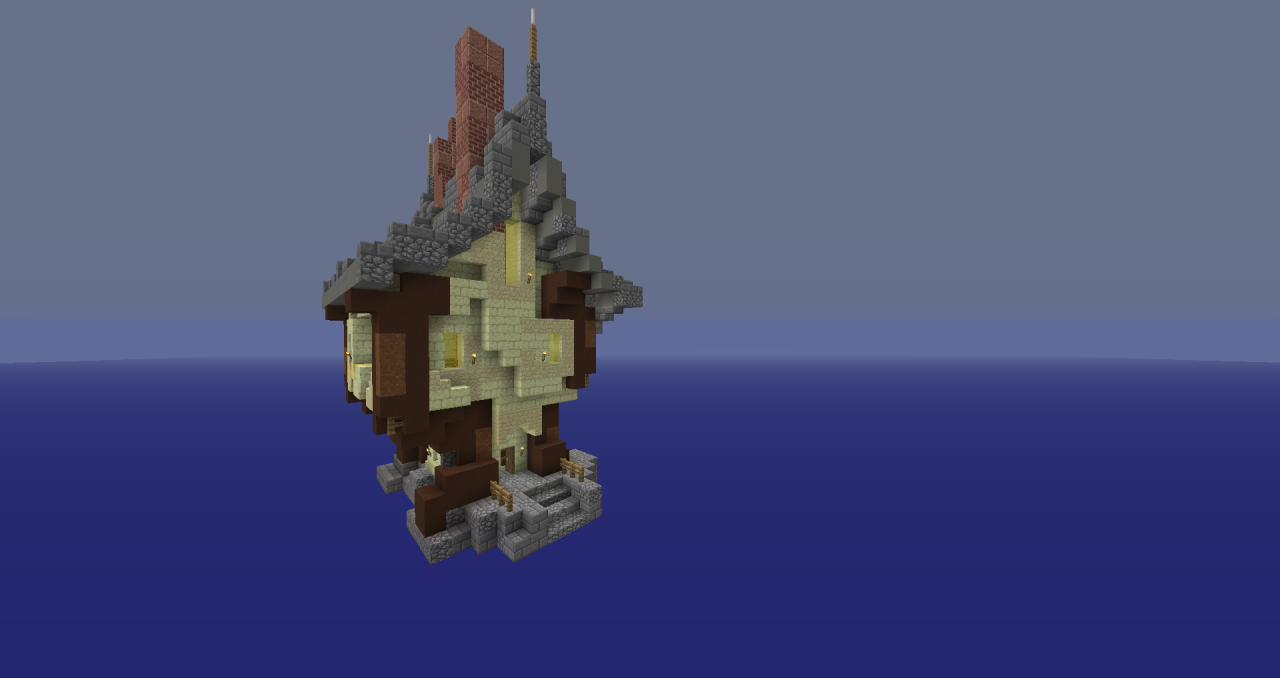 Fantasy End House Minecraft Map