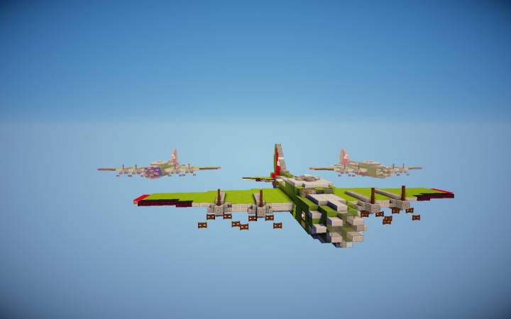 B-17 Flying Fortress Minecraft Map