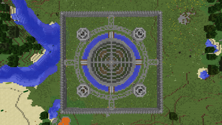 Survival spawn Minecraft Map