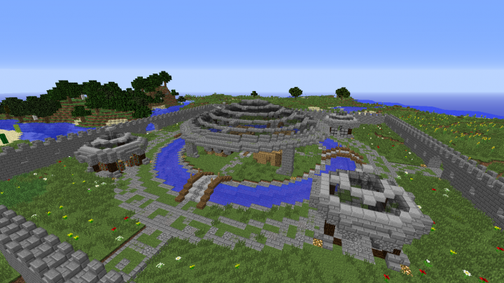 Survival spawn Minecraft Map