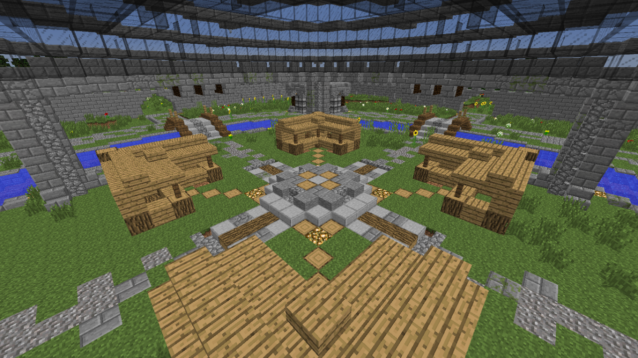Survival spawn Minecraft Map
