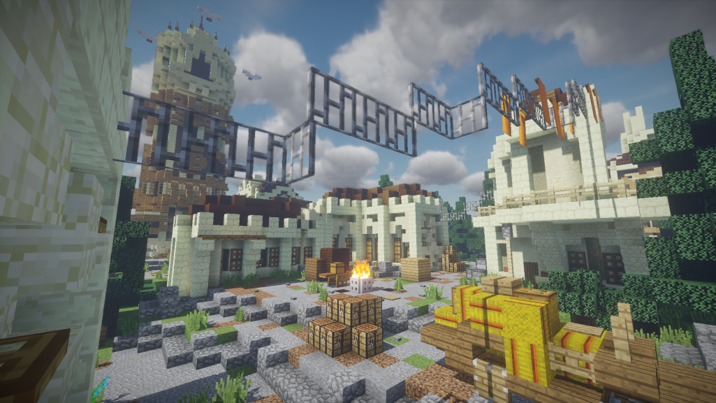 Town hub - free to download Minecraft Map