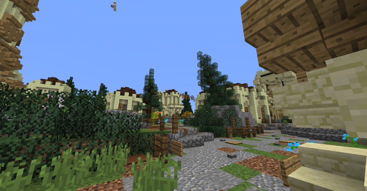 Town hub - free to download Minecraft Map