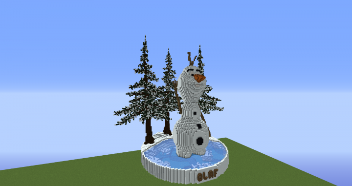 Olaf from Frozen (Organic) Minecraft Map