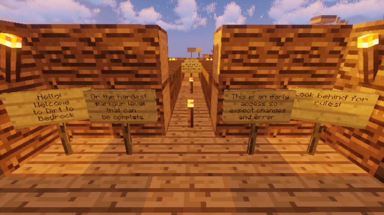 Dirt to Bedrock [EARLY ACCESS] Minecraft Map