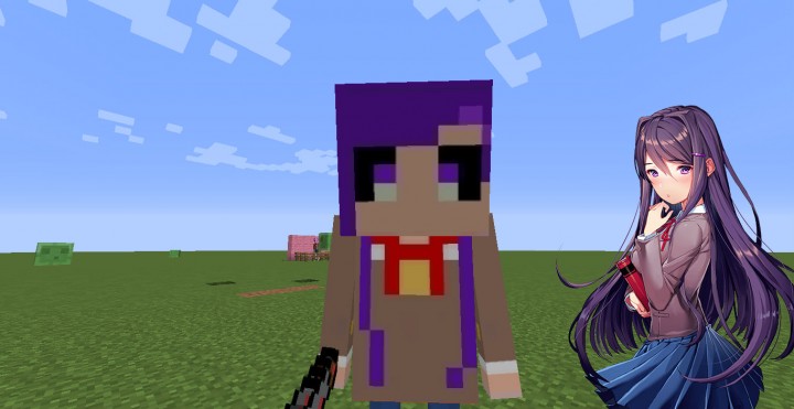 Doki Doki Literature Club - First Texture Pack - paintings and blocks ...