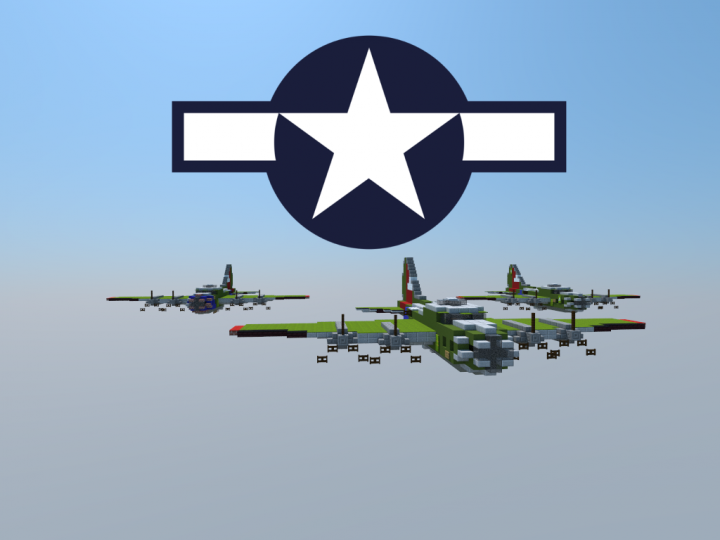 B-17 Flying Fortress Minecraft Map