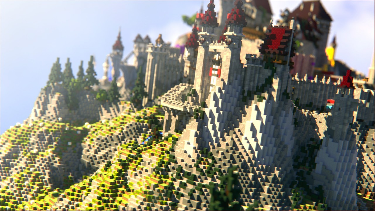 Red-Heaven!! The city full of hope! Minecraft Map