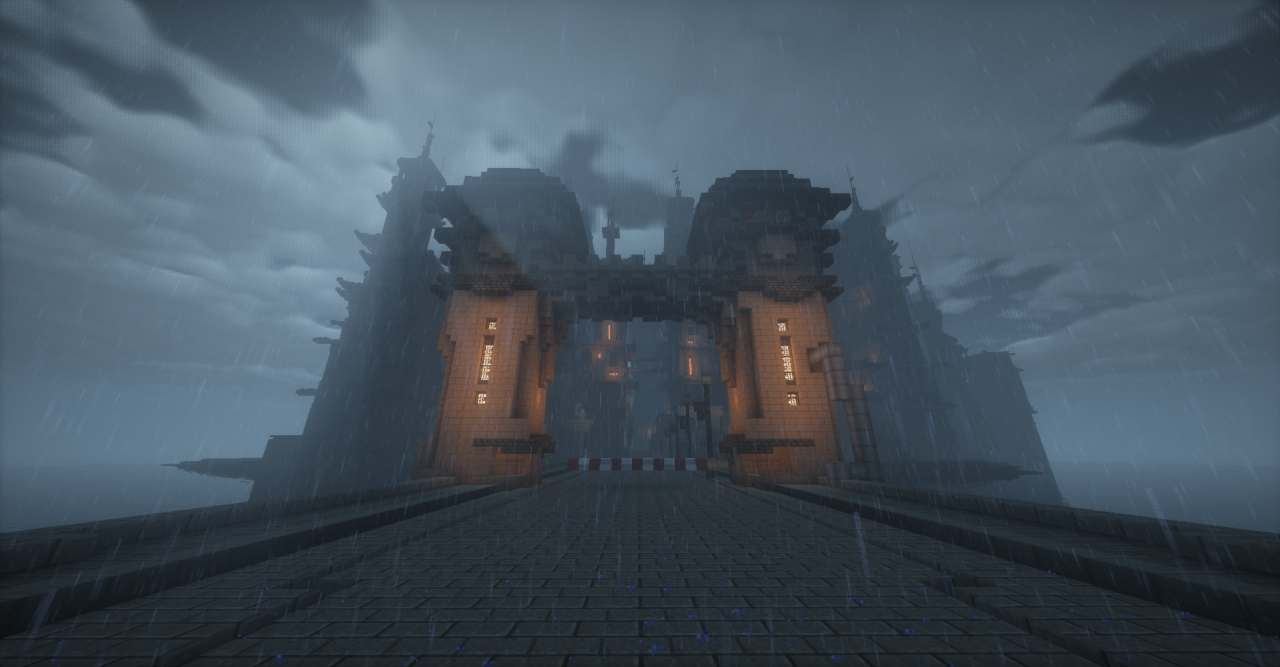 Naruto - Ame - 雨隠れの里 Minecraft Map