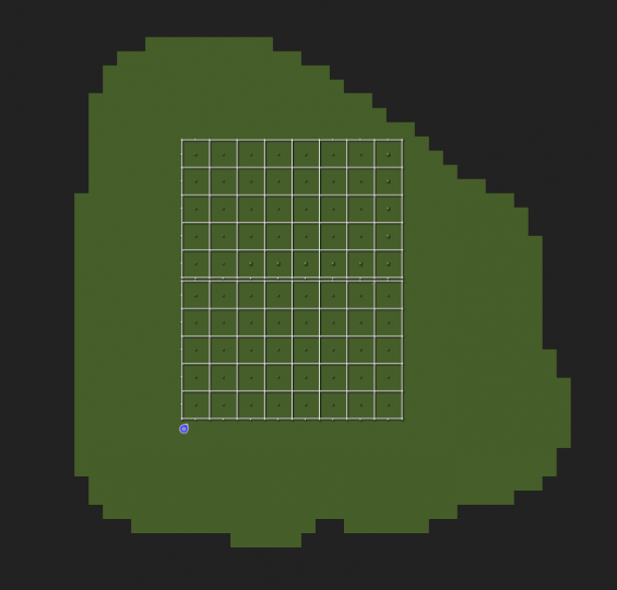 Floating Blank Grid for Schems Minecraft Map