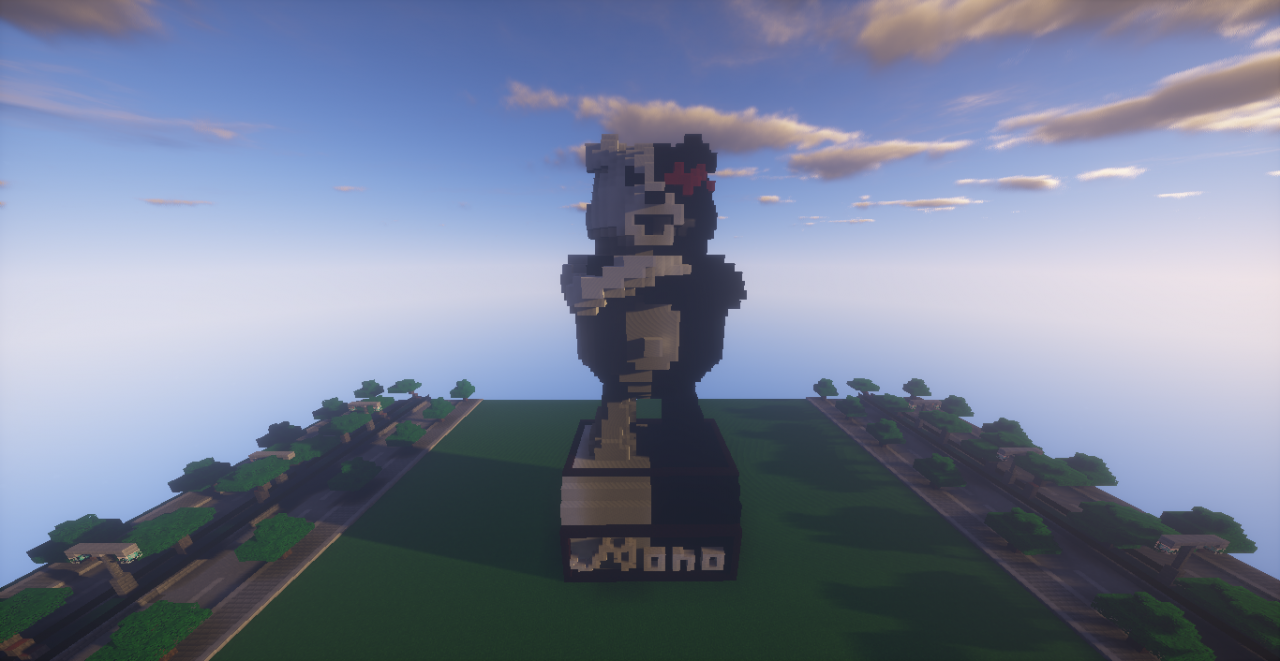 Monokuma Statue Minecraft Map