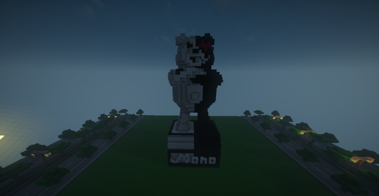 Monokuma Statue Minecraft Map