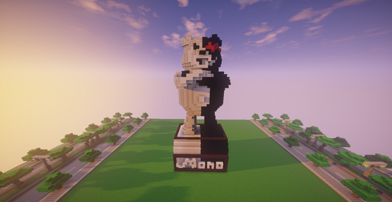 Monokuma Statue Minecraft Map