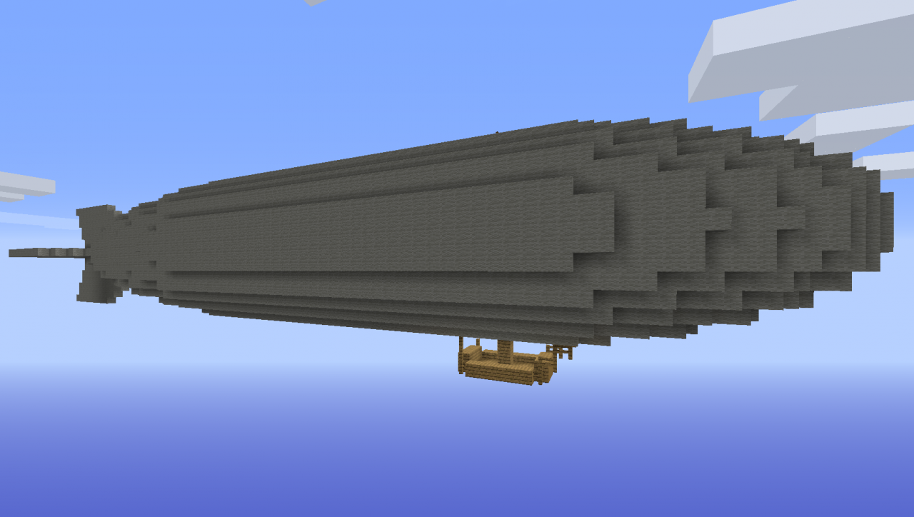 Zeppelins for use with Skyblock mods Minecraft Map