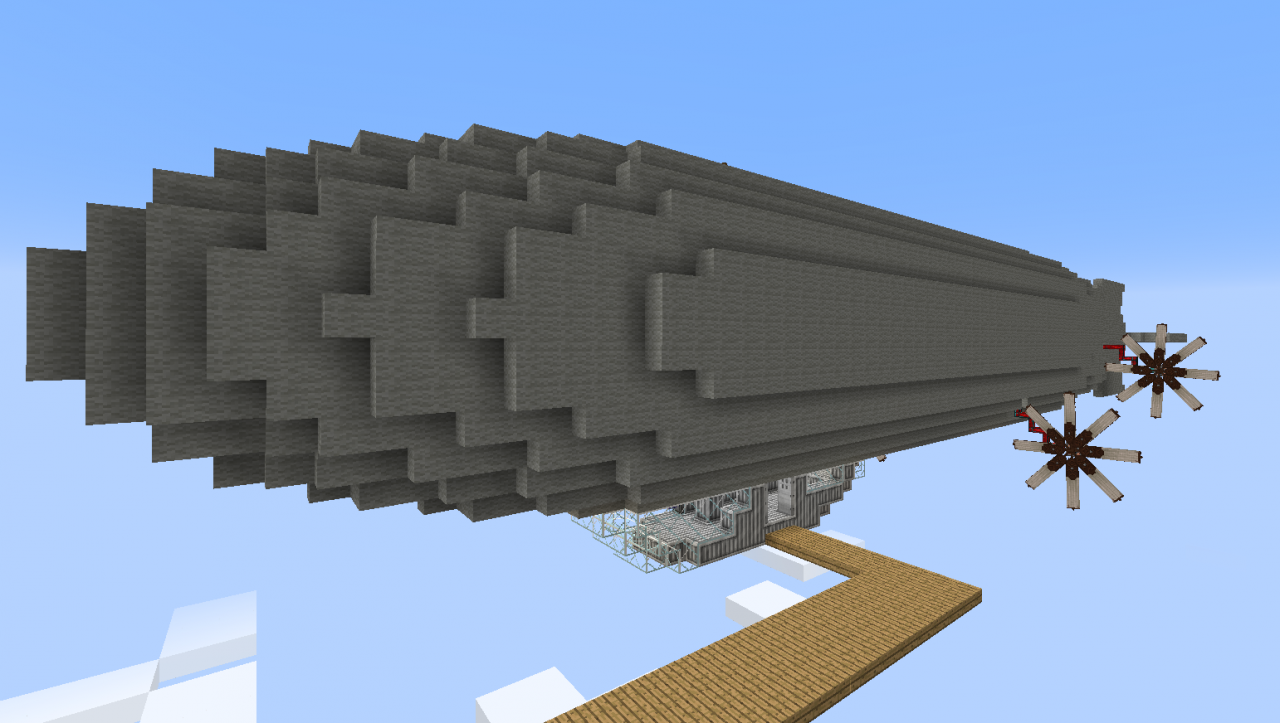 Zeppelins for use with Skyblock mods Minecraft Map