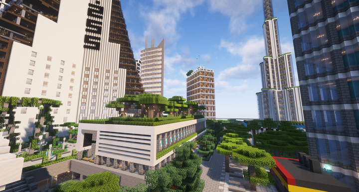 The Four Nations building [CZECH] Minecraft Map