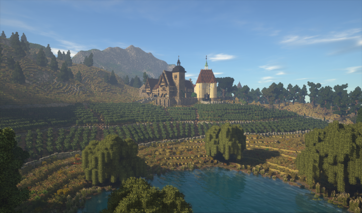 Rich Medieval Vineyard [Conquest Reforged] Minecraft Map