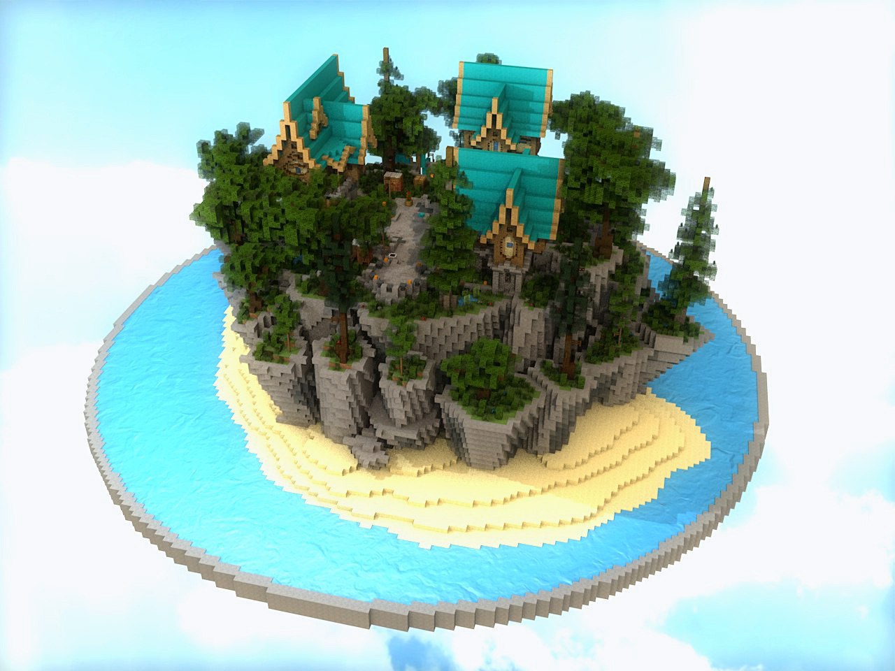 Game lobby Minecraft Map