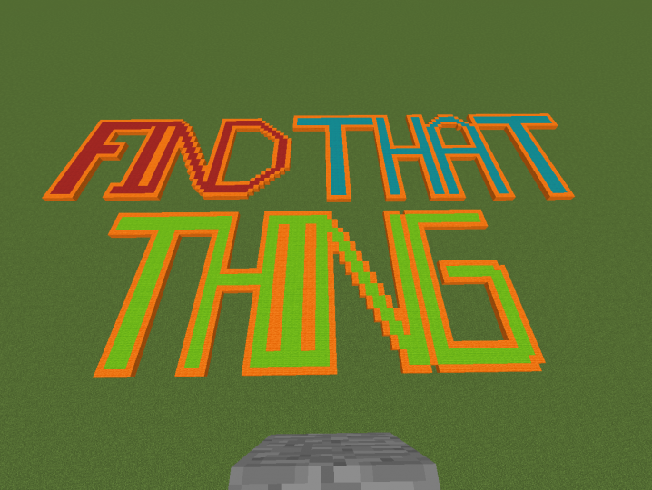 Find That Thing Map - v.1.2.1 Minecraft Map
