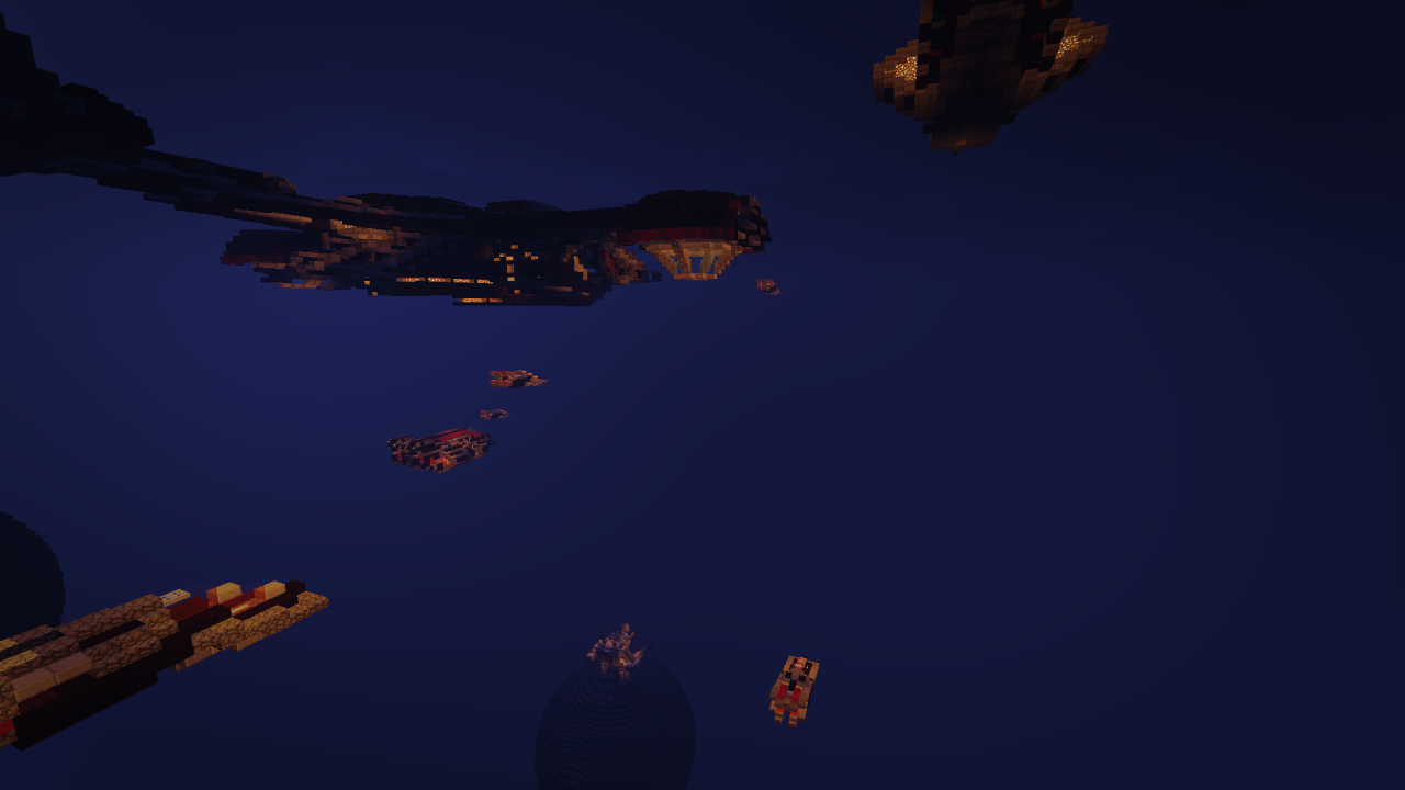 American Futuristic SpaceFleet Minecraft Map