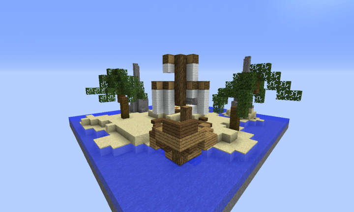 Sand Island Small Server hub Minecraft Map