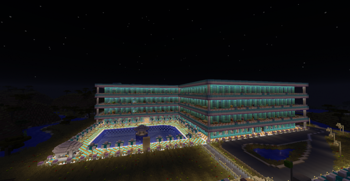 Seaside Hotel Minecraft Map