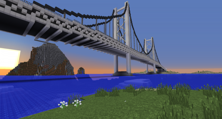 Suspension Bridge Minecraft Map