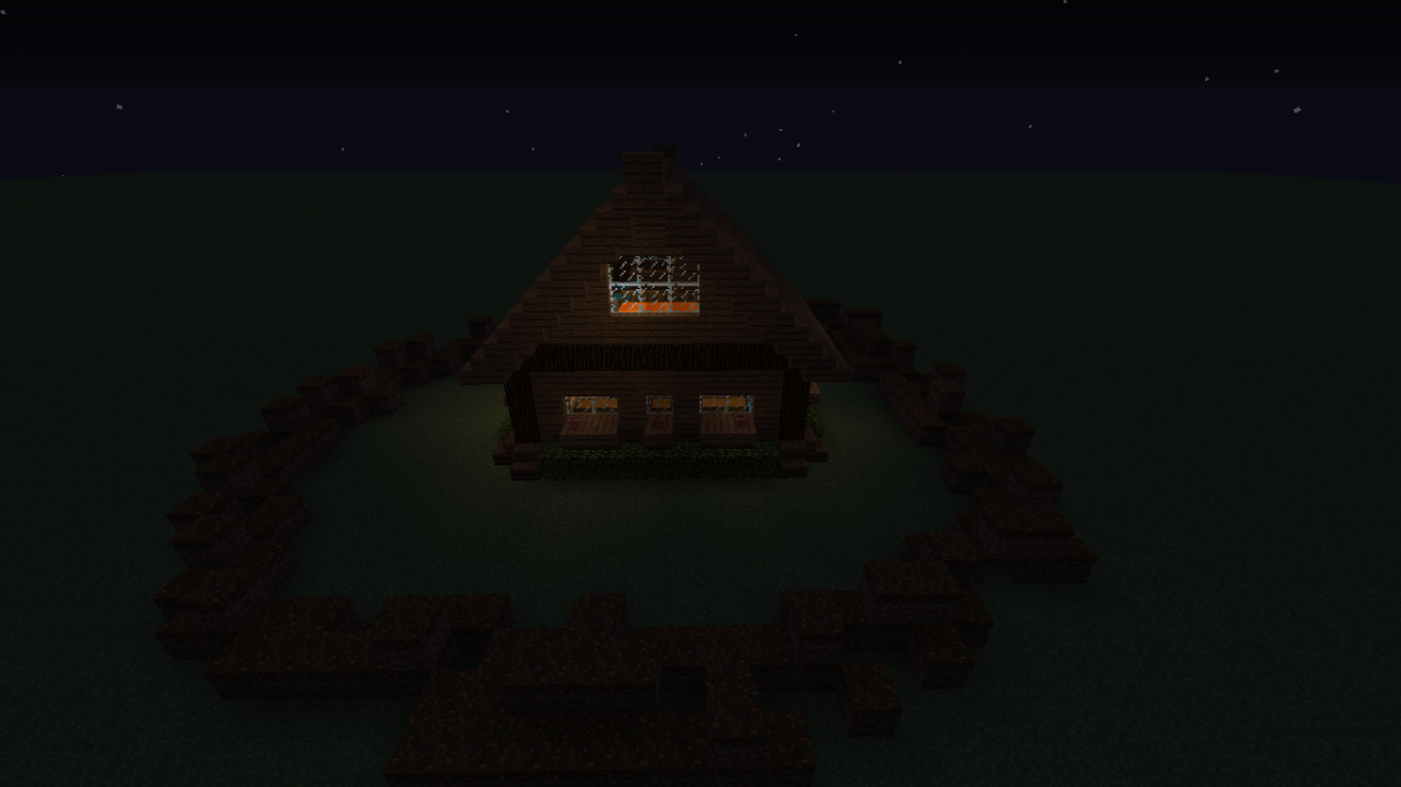 A big MC wooden house Minecraft Map