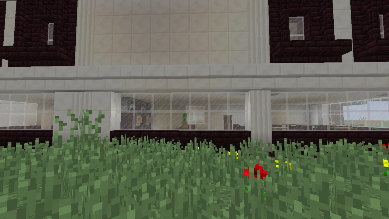 The simple modern MC house Minecraft Map