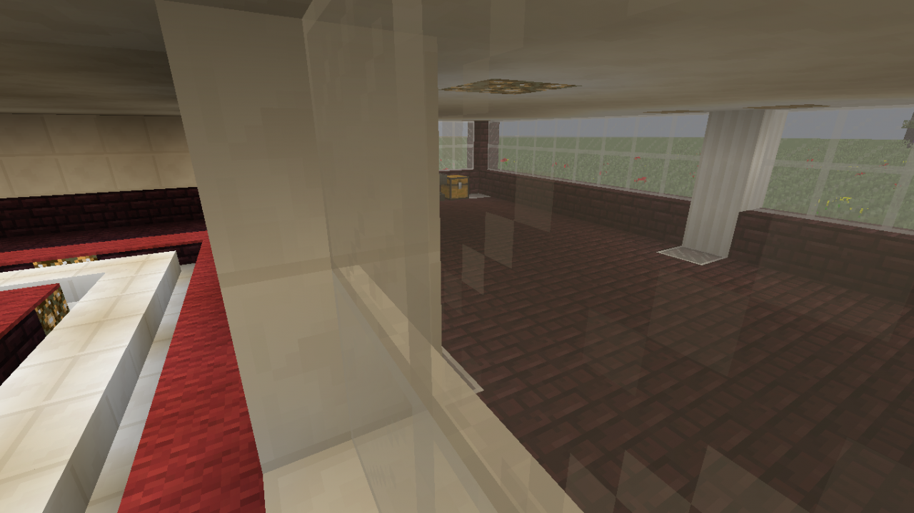 The simple modern MC house Minecraft Map