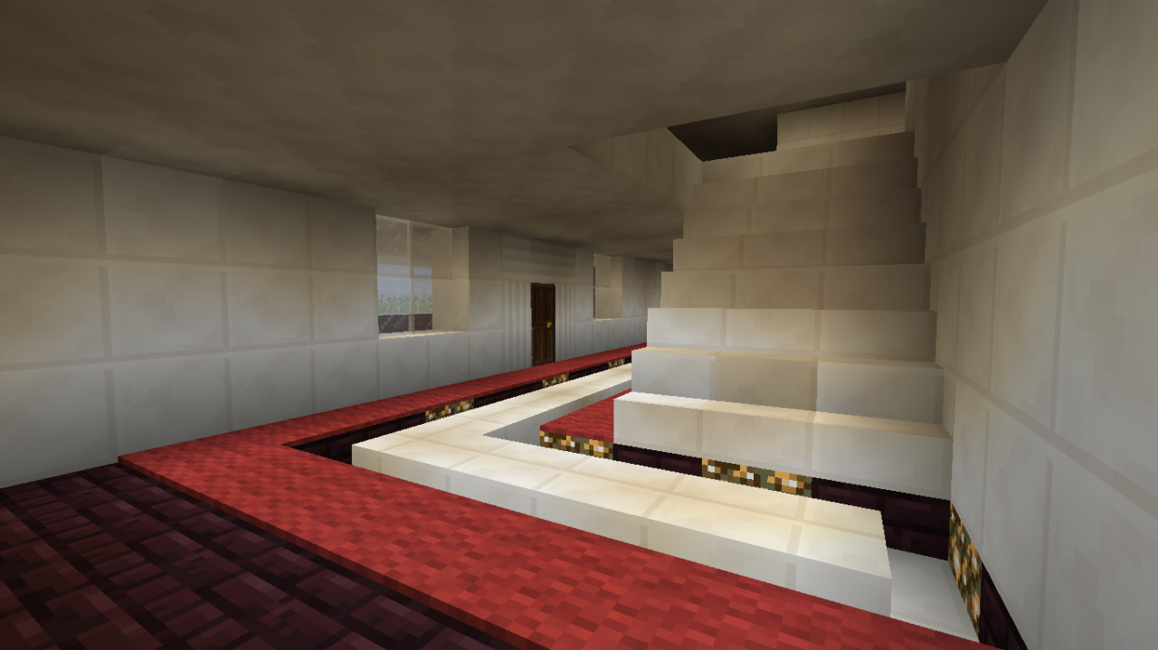 The simple modern MC house Minecraft Map
