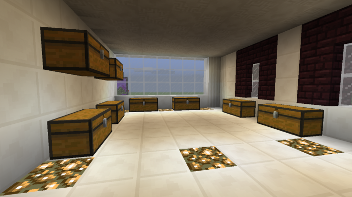 The simple modern MC house Minecraft Map