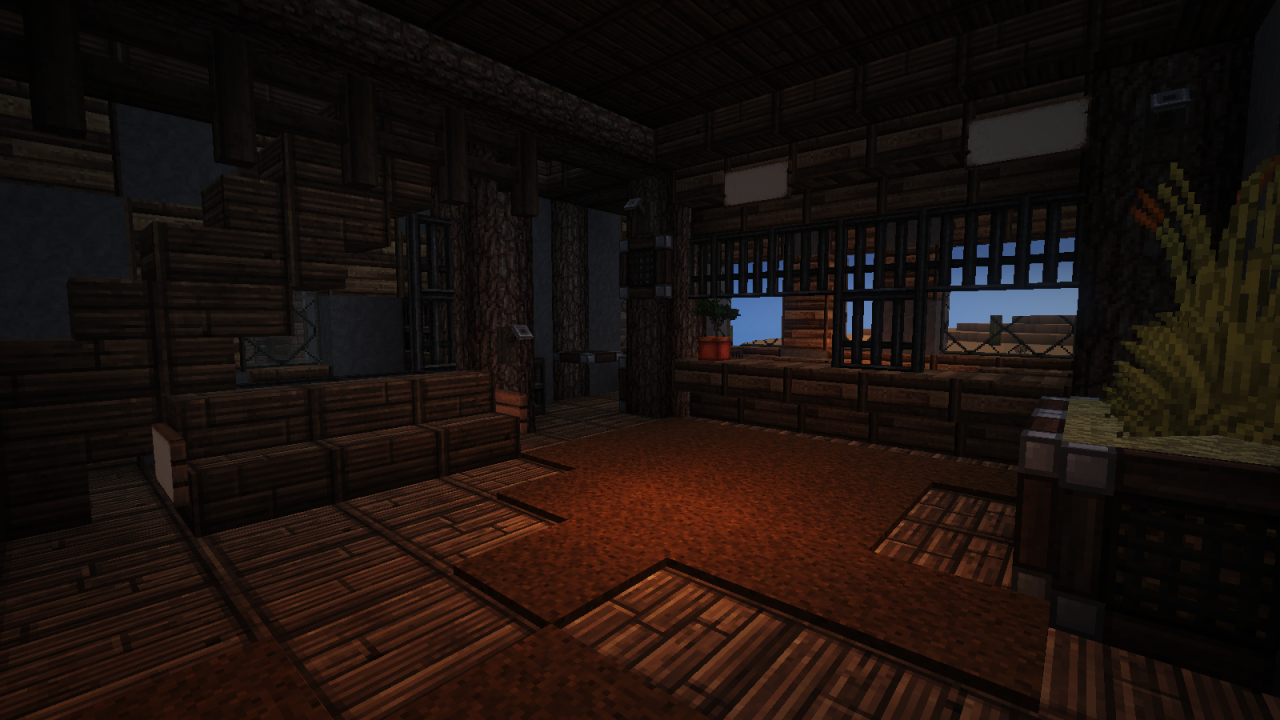 Wild Western Train Station Minecraft Map