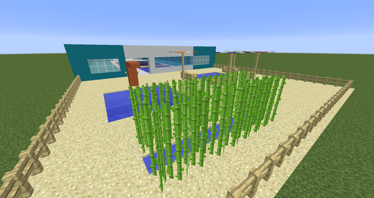 Swimming pool Minecraft Map