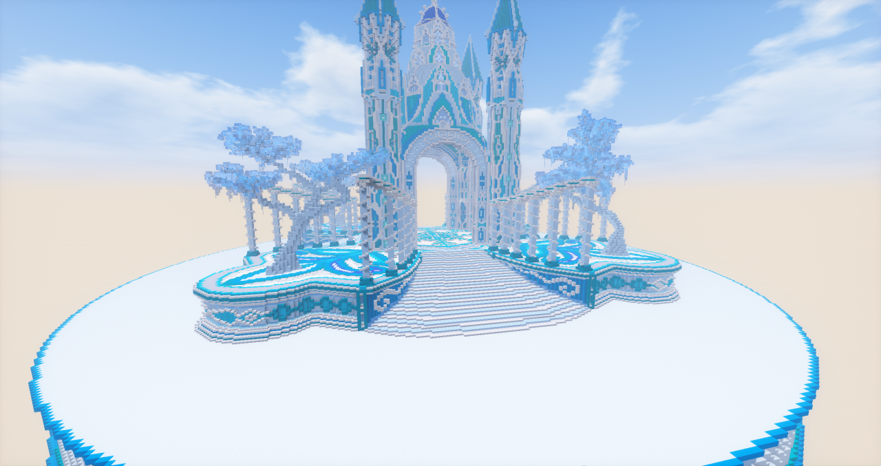 Frozen warp Minecraft Map