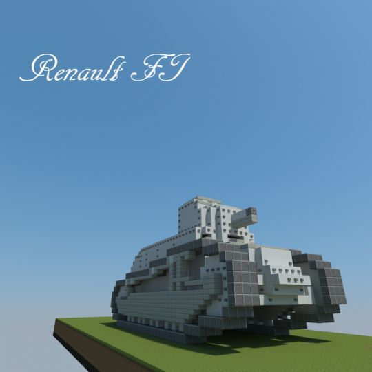 Renault FT 17 Minecraft Map