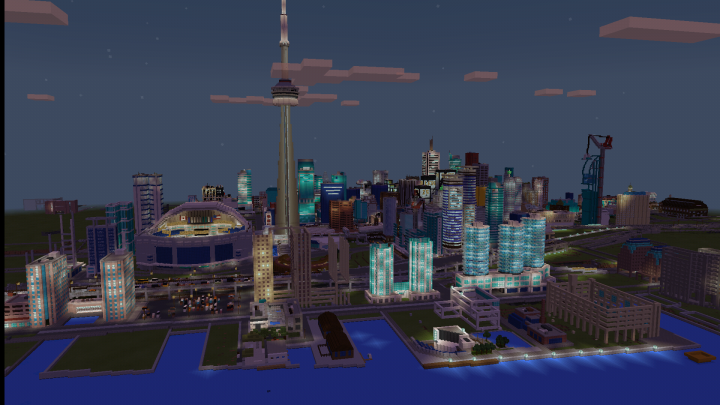 Toronto - CN Tower Minecraft Map