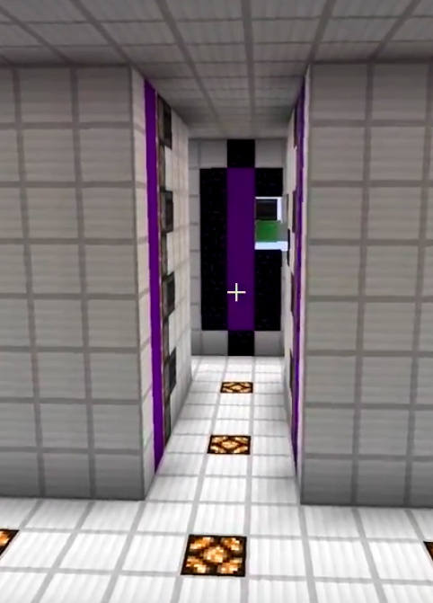 3X8 Flush Piston Door Minecraft Map