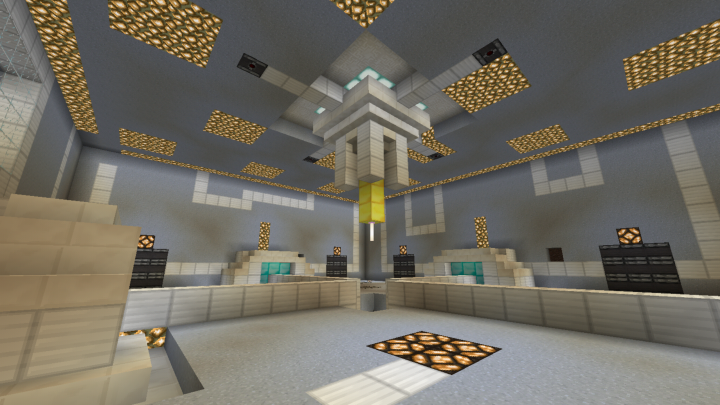 MCPE Futuristic Platform Minecraft Map