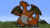 Pixel Art Charizard sprite Minecraft Map