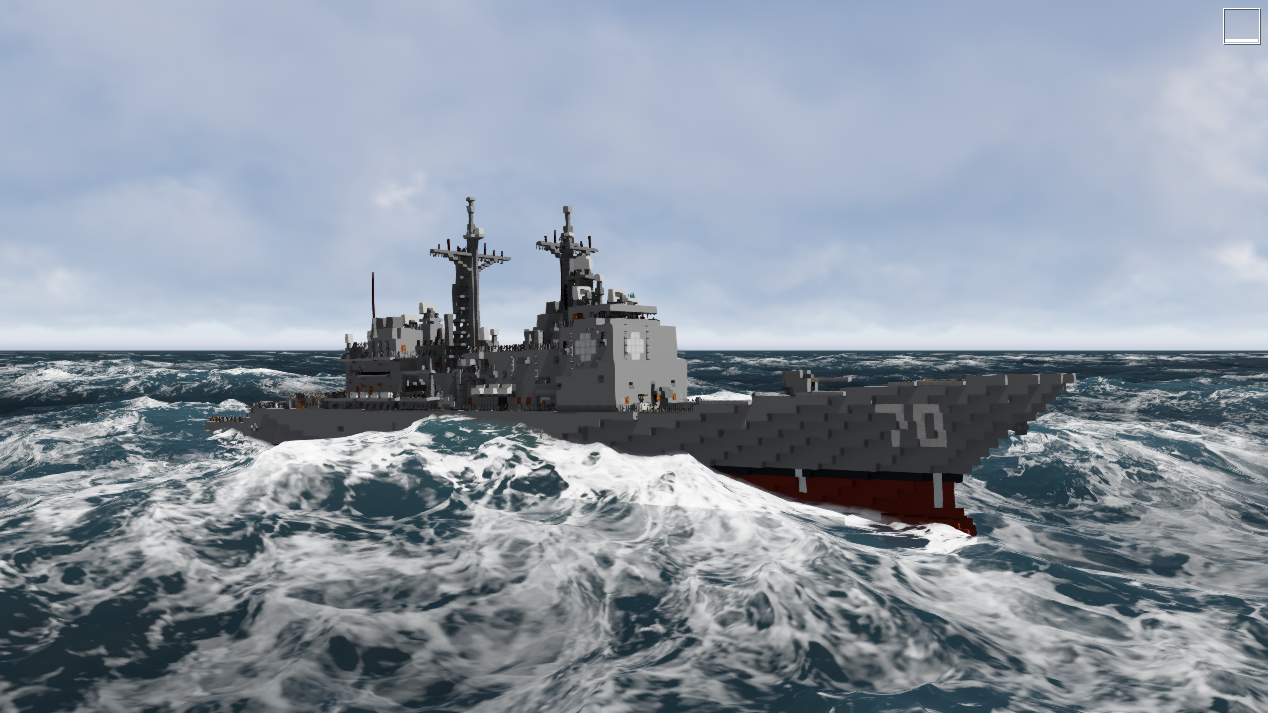 USS Lake Erie - CG 70 Minecraft Map